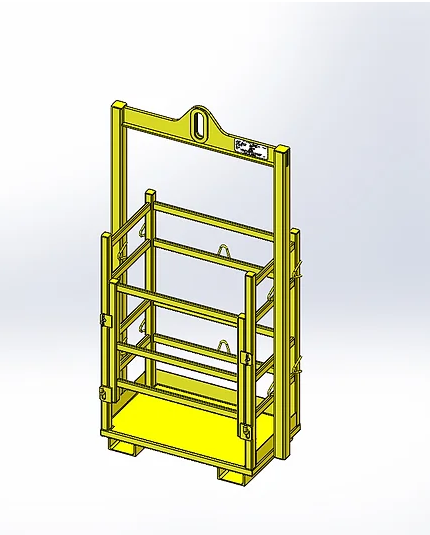 Gas Bottle Lifting Cage - Frame - Drawings | TEAM Group (Aust)